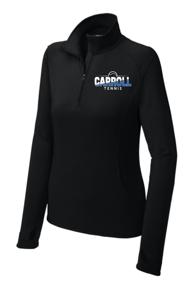 Carroll Tennis - 1/4 Zip with embroidered logo – E1 Apparel